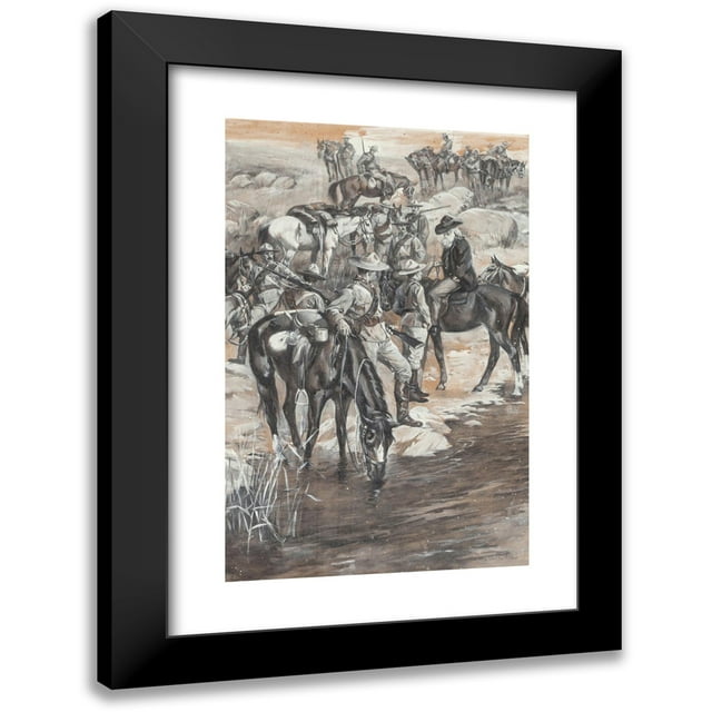 John Norval Marchand 17x24 Black Modern Framed Museum Art Print Titled ...