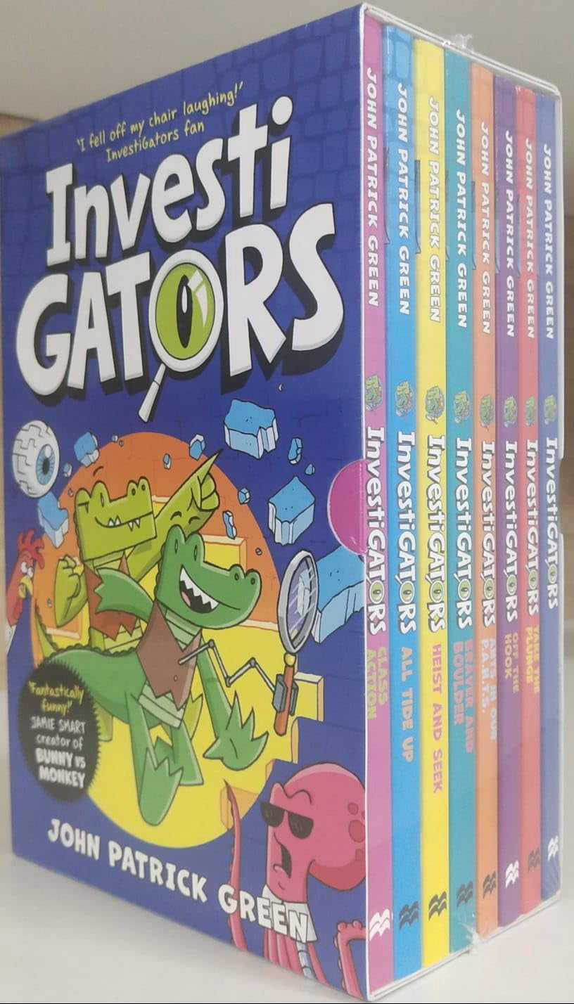 John Patrick Green InvestiGators Box Set – All Volumes, Full-Color, Kid ...