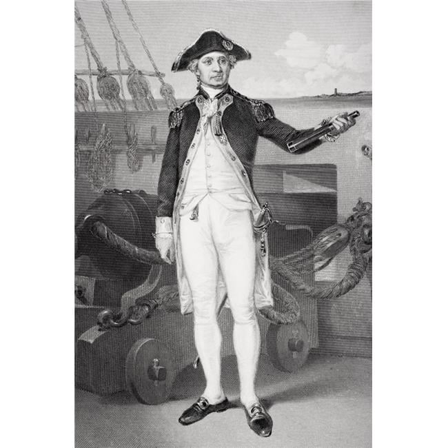 John Paul Jones 1742-1792 American Revolution Naval Officer & A Founder ...
