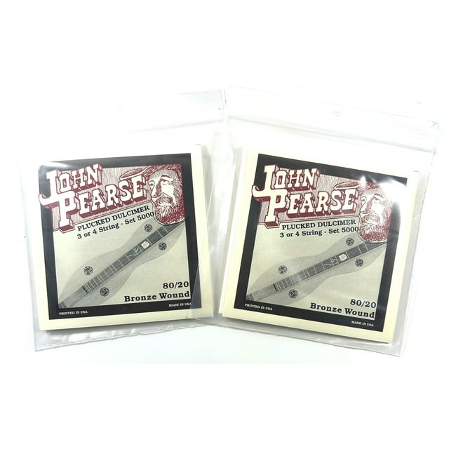 John Pearse Dulcimer Strings 2 Sets 4 String 09-10-12-23w - Walmart.com