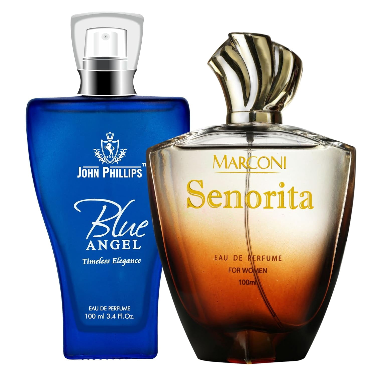 John Phillips Blue Angel + Senorita Eau De Perfume Combo For Women Pack ...