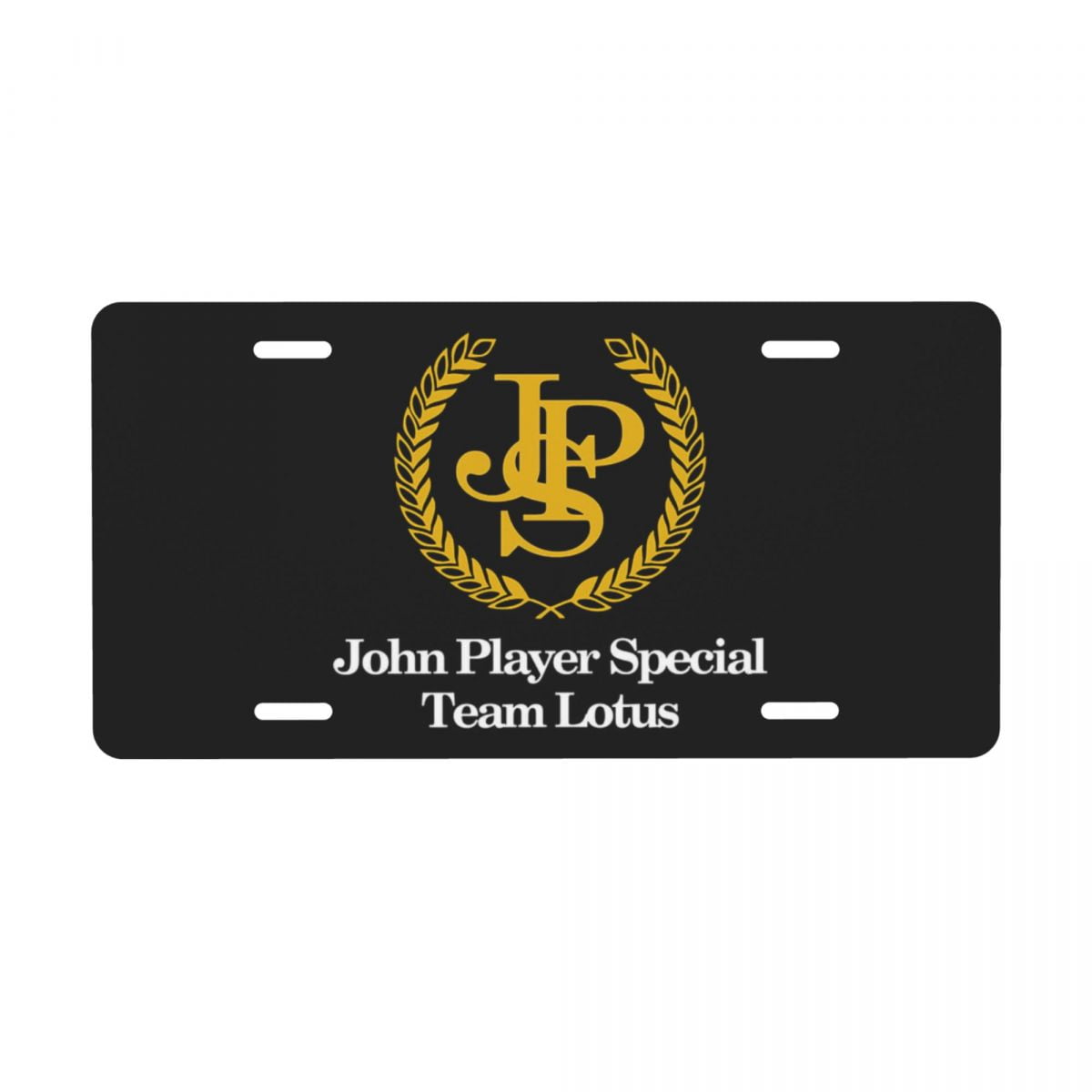 John Player Special JPS License Plate Cover Team Aluminum Metal Funny ...