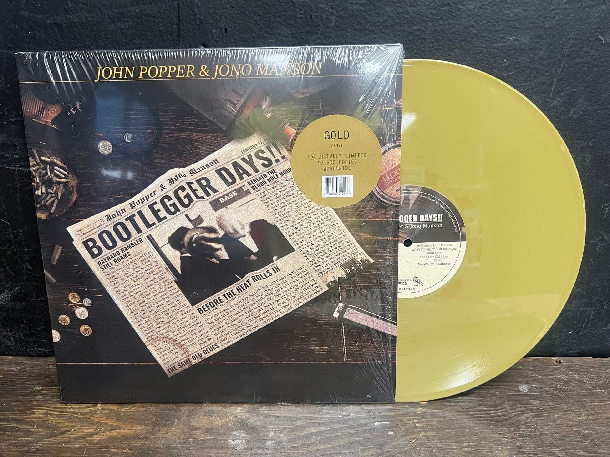 John Popper Jono Manson - BOOTLEGGER DAYS!! colored LP - Vinyl ...