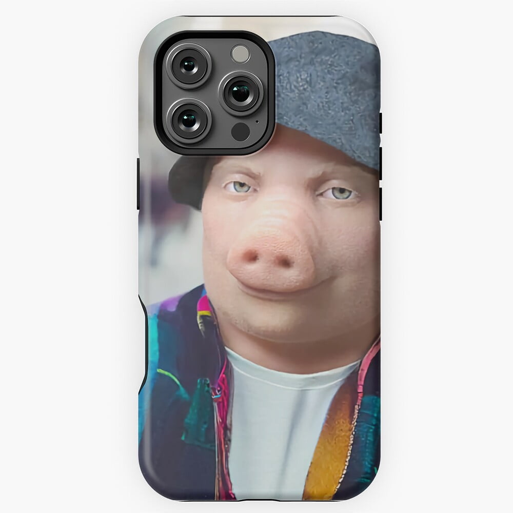 John Pork Funny Internet Meme Phone Case for iPhone 16 15 14 13 12 11 ...