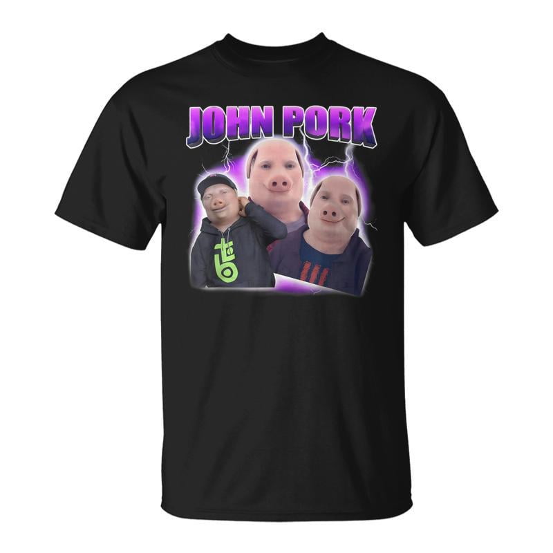 John Pork Is Calling Dank Meme Funny Brainrot Unhinged Internet Unisex ...