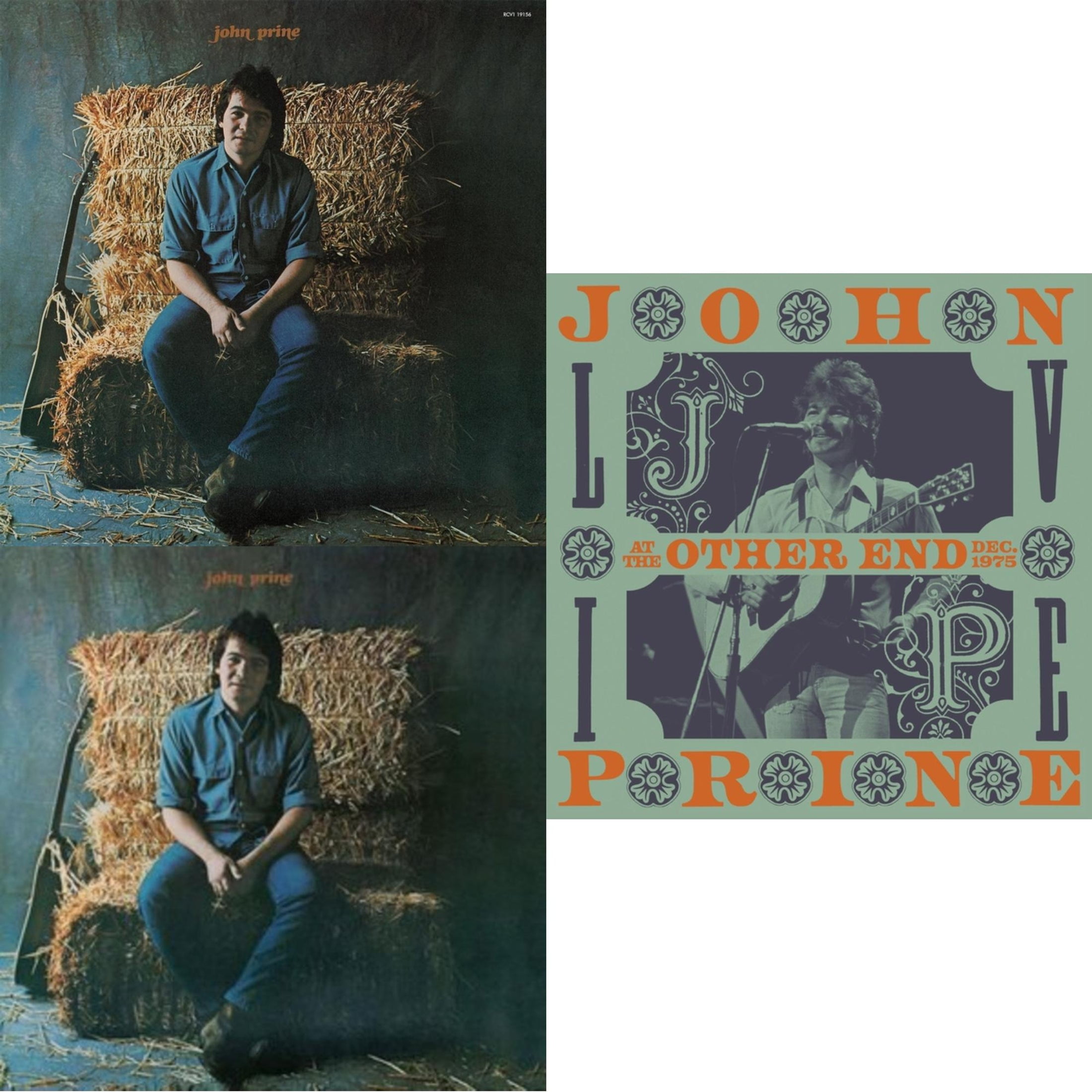 John Prine (Clear LP Vinyl) & John Prine & Live At The Other End ...