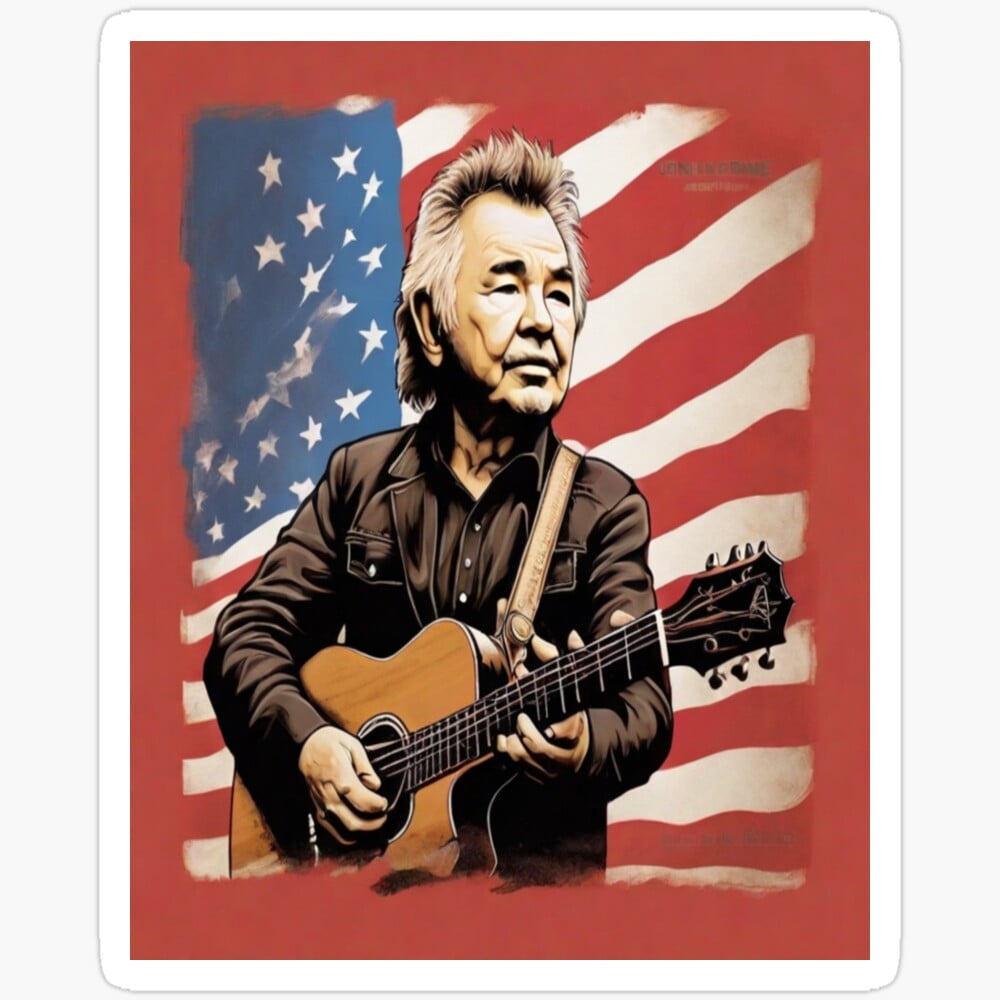 John Prine Sticker Phone Decal Water Bottle Stickers Car Decals, Laptop ...