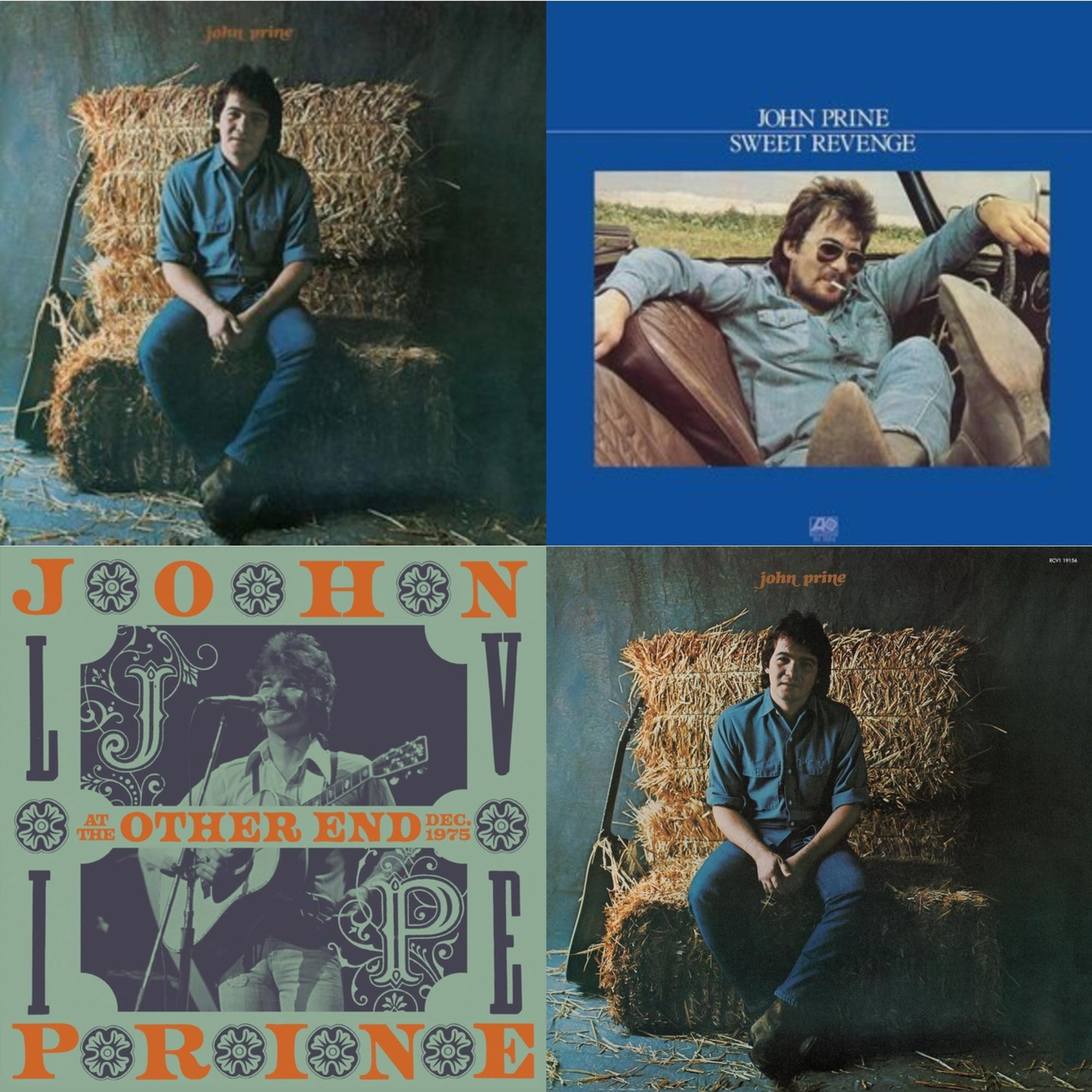 John Prine & Sweet Revenge & Live At The Other End, December 1975 (4LP ...