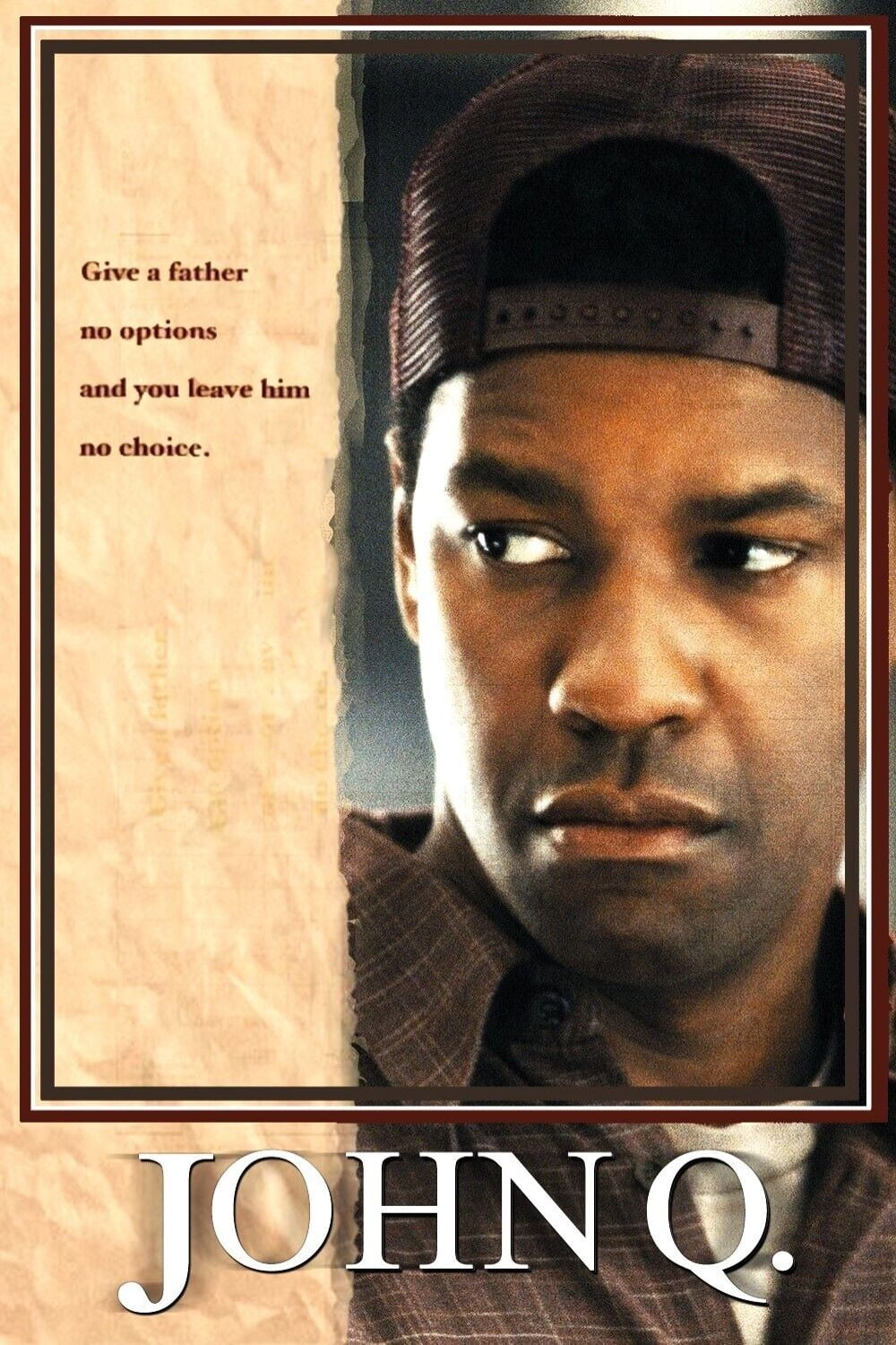 John Q 2002 Movie Poster 24x36 Drama with Denzel Washington & Intense Family Str - Walmart.com