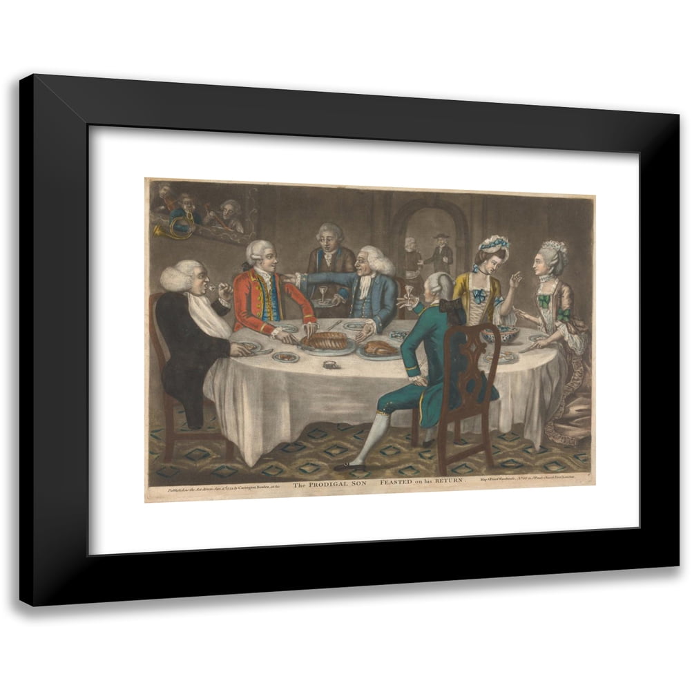 John Raphael Smith 14x11 Black Modern Framed Museum Art Print Titled ...