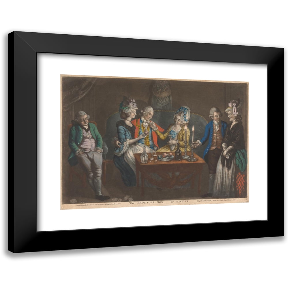 John Raphael Smith 14x11 Black Modern Framed Museum Art Print Titled ...