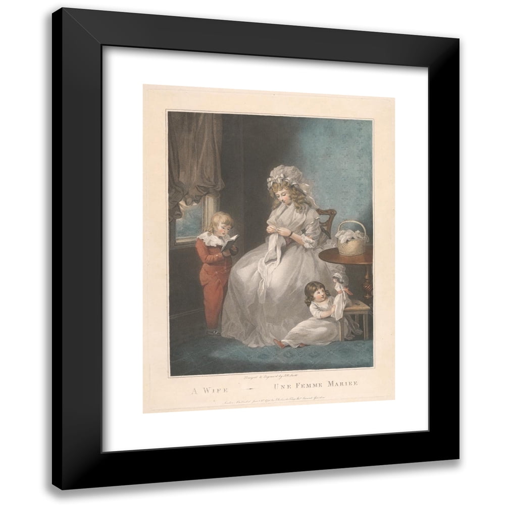 John Raphael Smith 19x24 Black Modern Framed Museum Art Print Titled ...