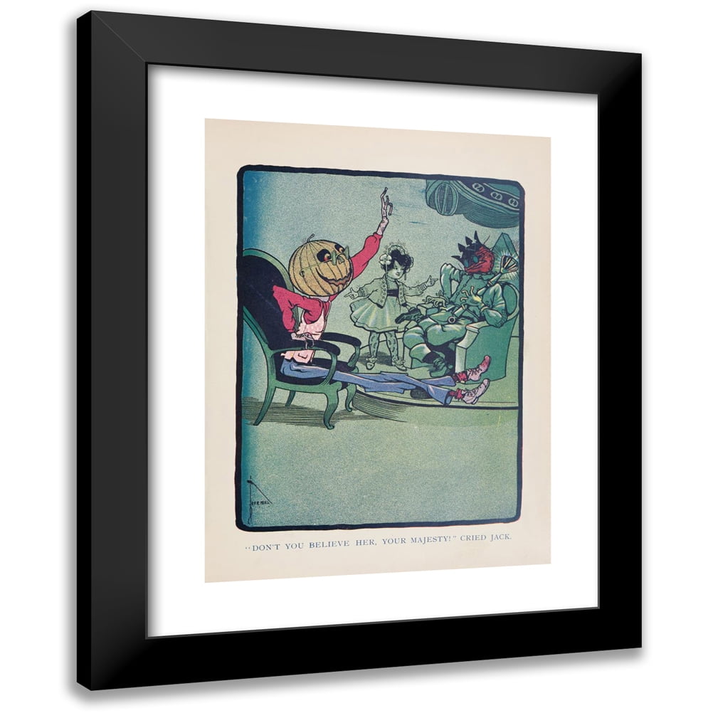 John Rea Neill 11x14 Black Modern Framed Museum Art Print Titled - The ...