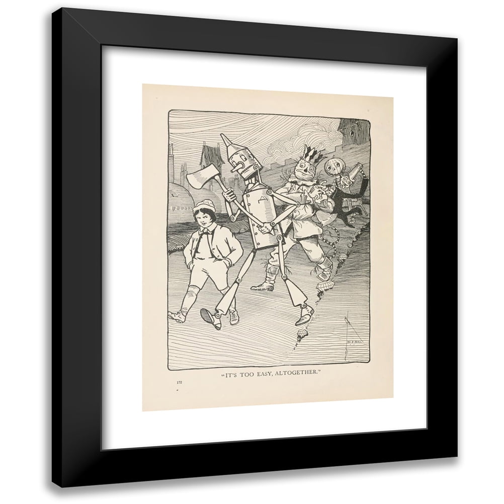 John Rea Neill 12x14 Black Modern Framed Museum Art Print Titled - The ...
