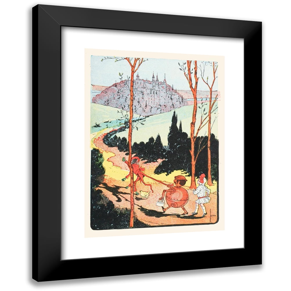John Rea Neill 14x18 Black Modern Framed Museum Art Print Titled - Ozma ...