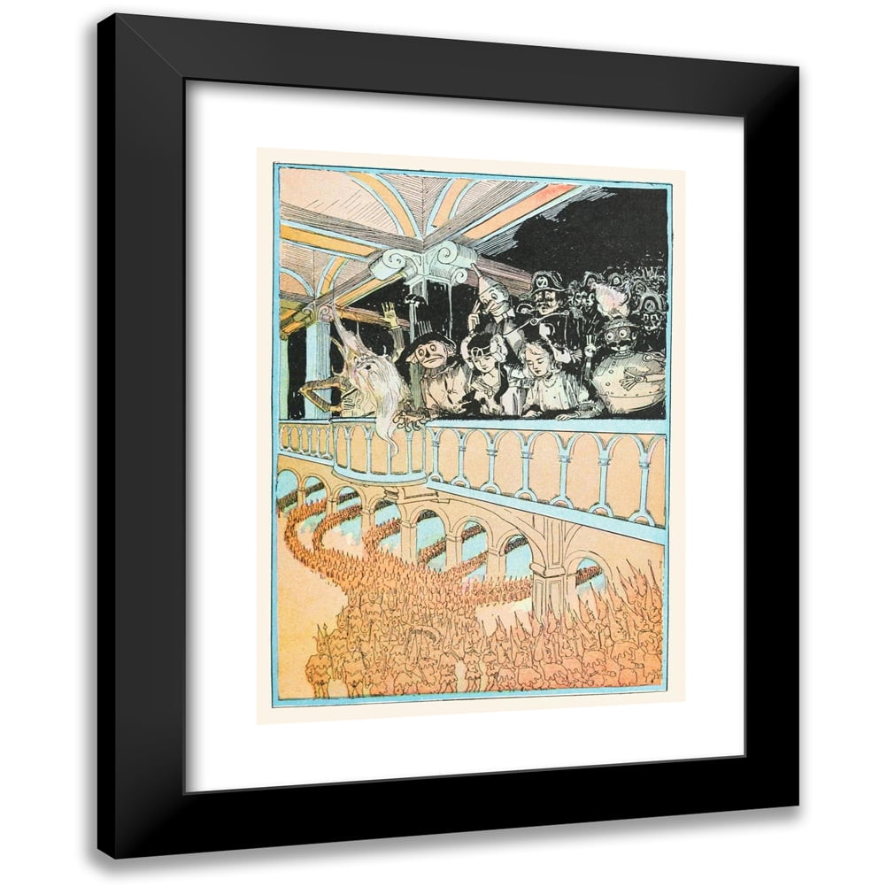 John Rea Neill 14x18 Black Modern Framed Museum Art Print Titled - Ozma ...