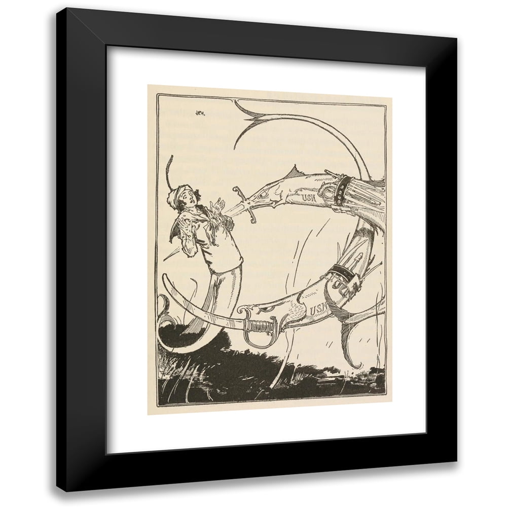 John Rea Neill 14x18 Black Modern Framed Museum Art Print Titled - The ...
