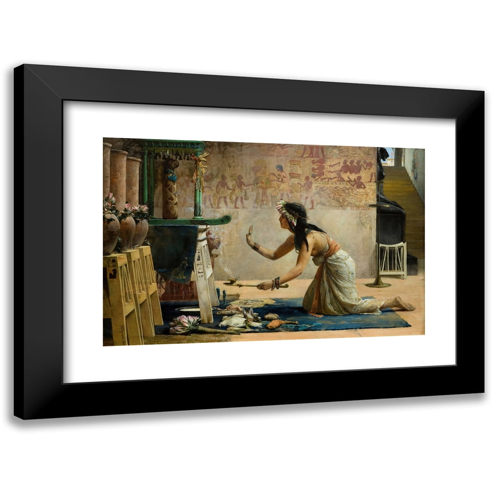 John Reinhard Weguelin 14x11 Black Modern Framed Museum Art Print ...