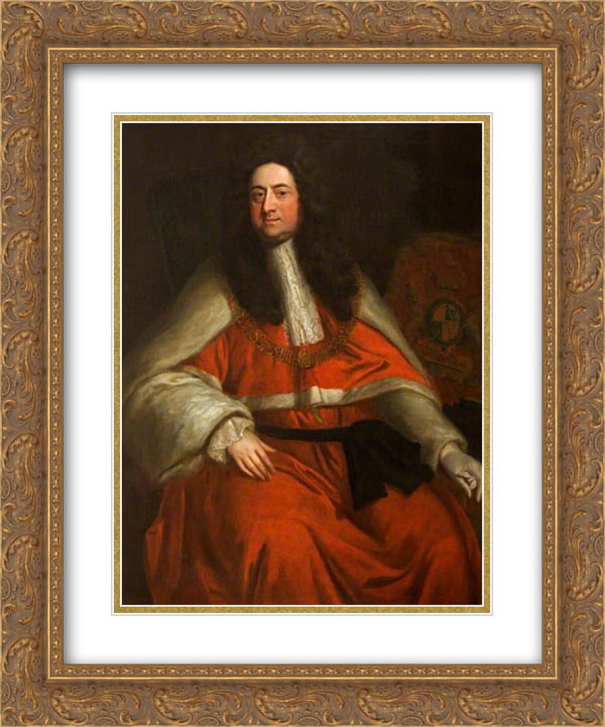 John Riley 2x Matted 20x24 Gold Ornate Framed Art Print 'Sir Robert ...