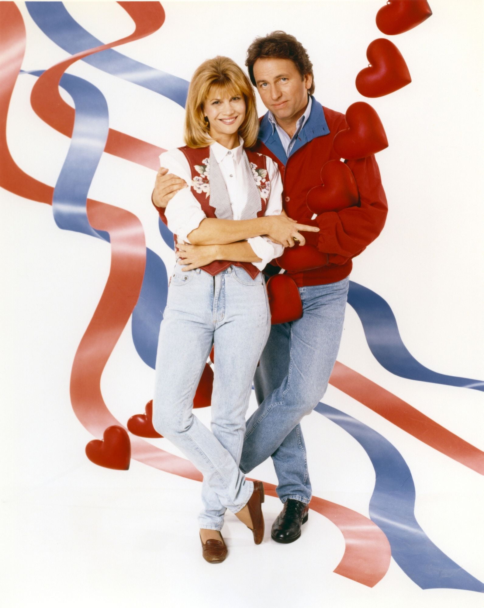 John Ritter Taking a Picture with His Wife in a Portrait Photo Print ...