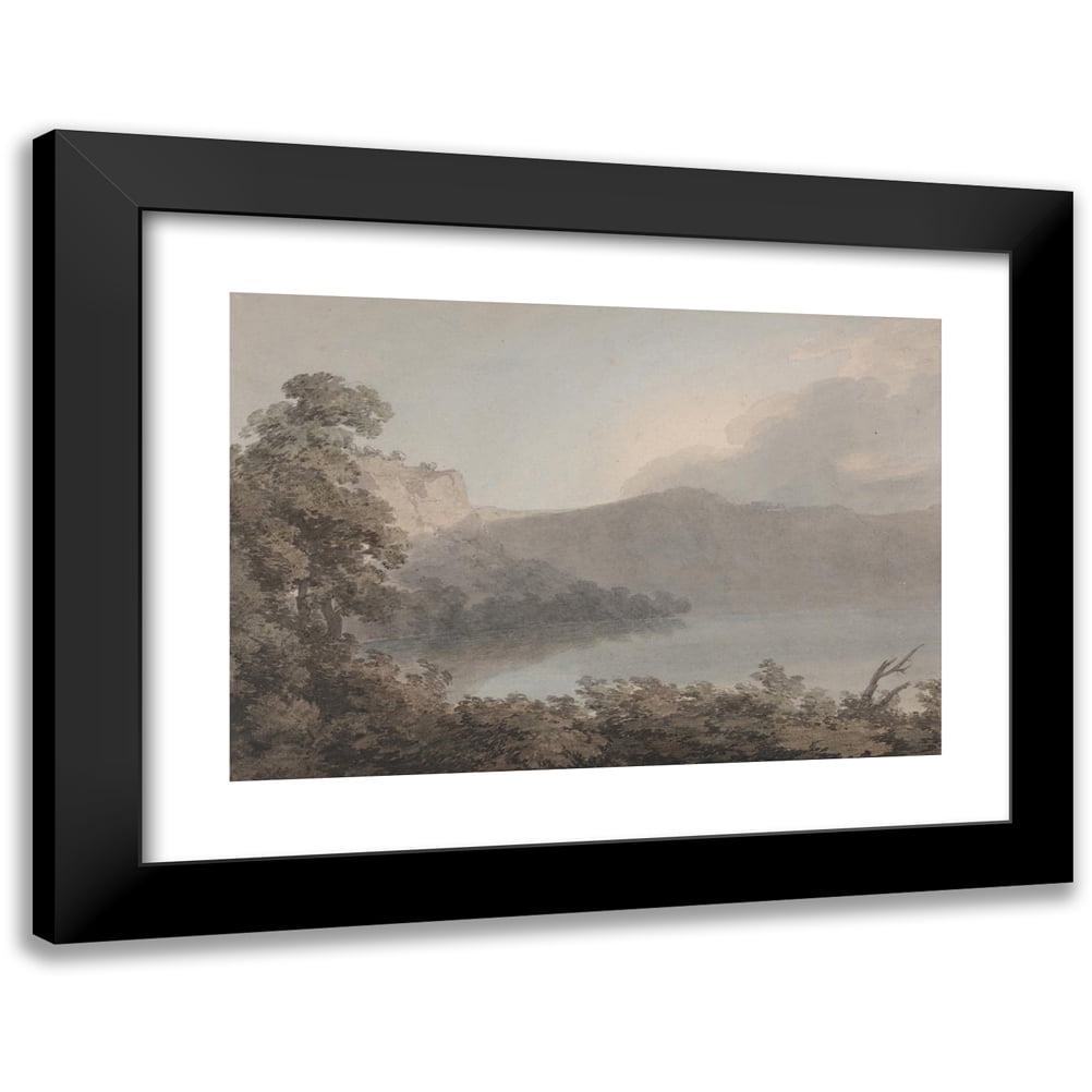 John Robert Cozens 14x11 Black Modern Framed Museum Art Print Titled ...