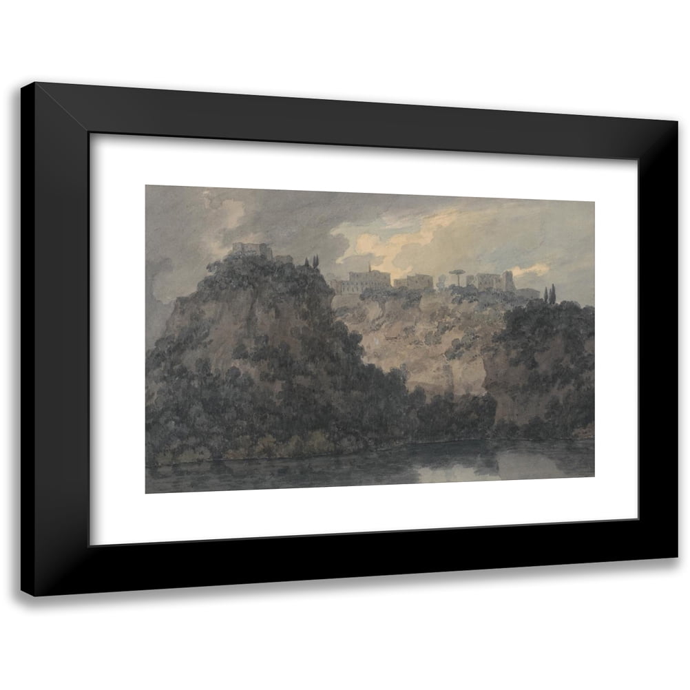 John Robert Cozens 18x14 Black Modern Framed Museum Art Print Titled ...