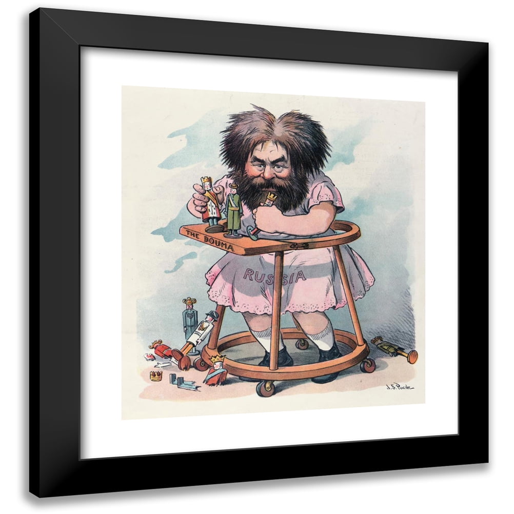John Samuel Pughe 15x16 Black Modern Framed Museum Art Print Titled ...