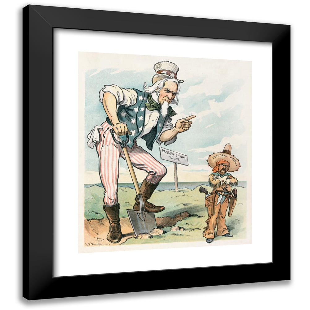 John Samuel Pughe 20x23 Black Modern Framed Museum Art Print Titled ...