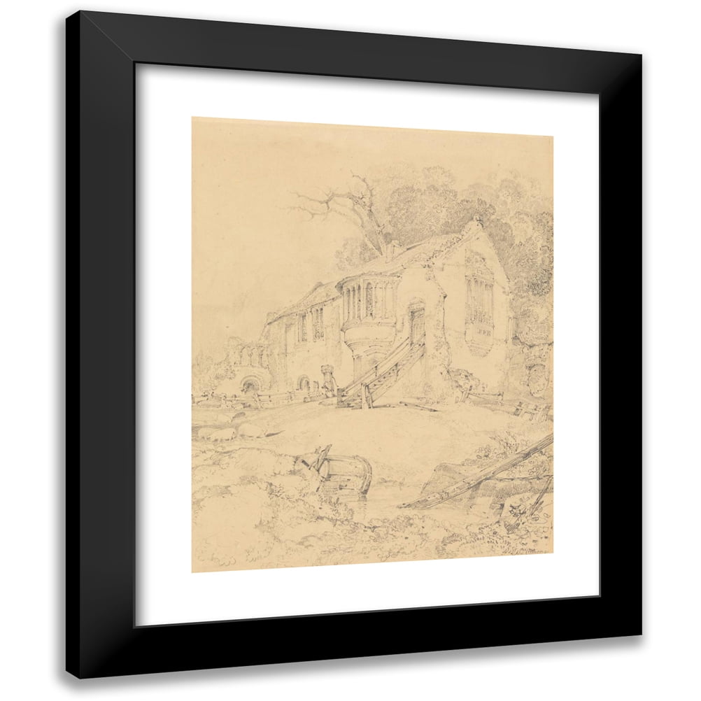 John Sell Cotman 12x14 Black Modern Framed Museum Art Print Titled ...