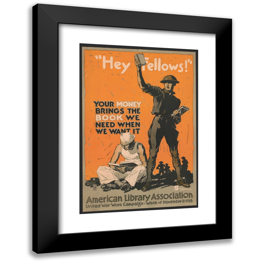 John Sheridan 13x18 Black Modern Framed Museum Art Print Titled - ‘Hey ...
