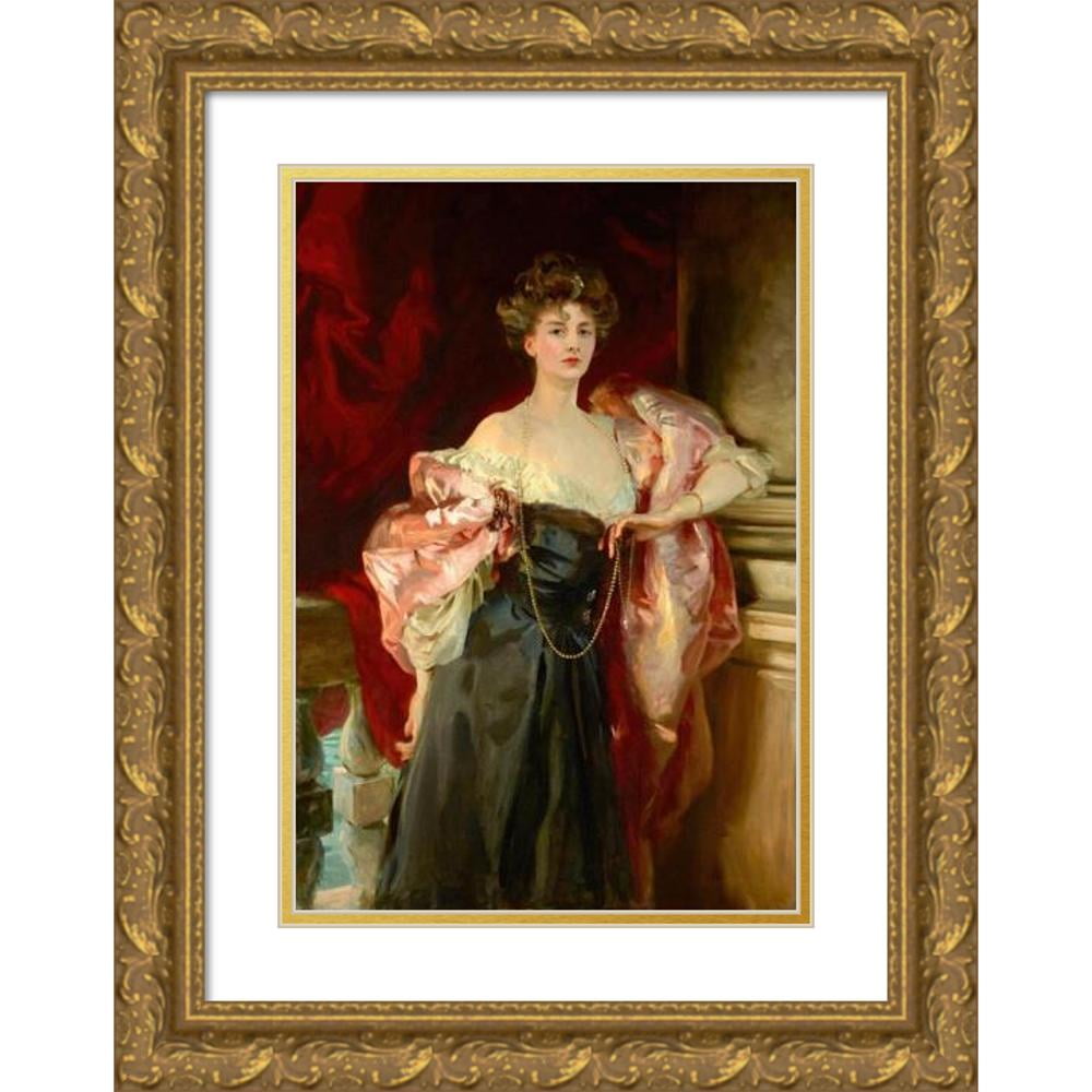 John Singer Sargent 11x14 Gold Ornate Wood Frame and Double Matted ...