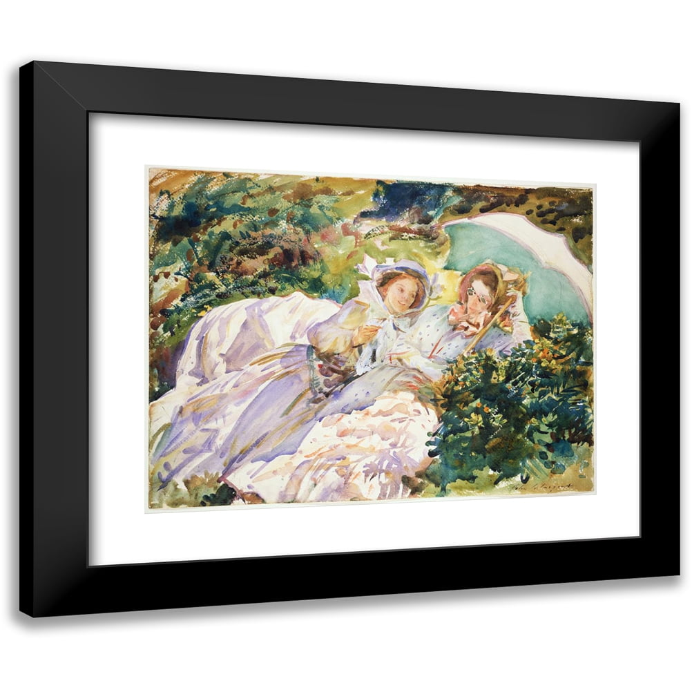 John Singer Sargent 14x12 Black Modern Framed Museum Art Print Titled ...