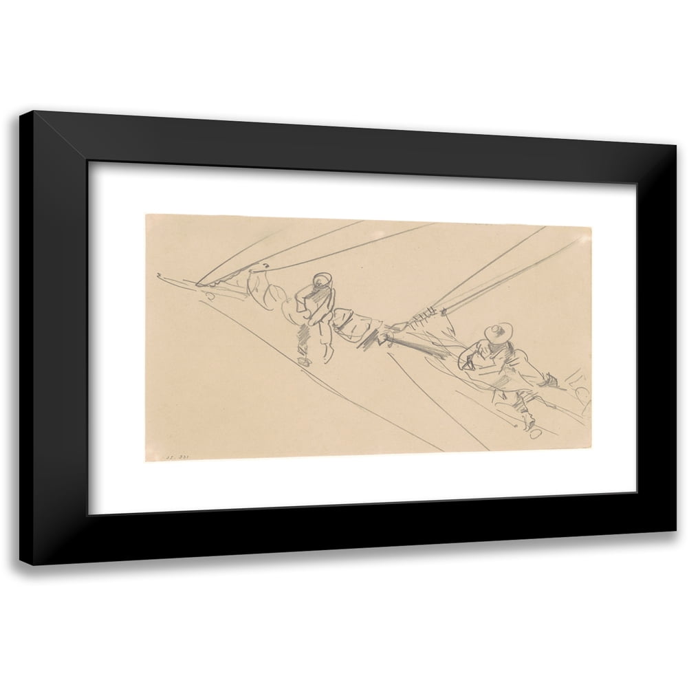 John Singer Sargent 24x15 Black Modern Framed Museum Art Print Titled ...