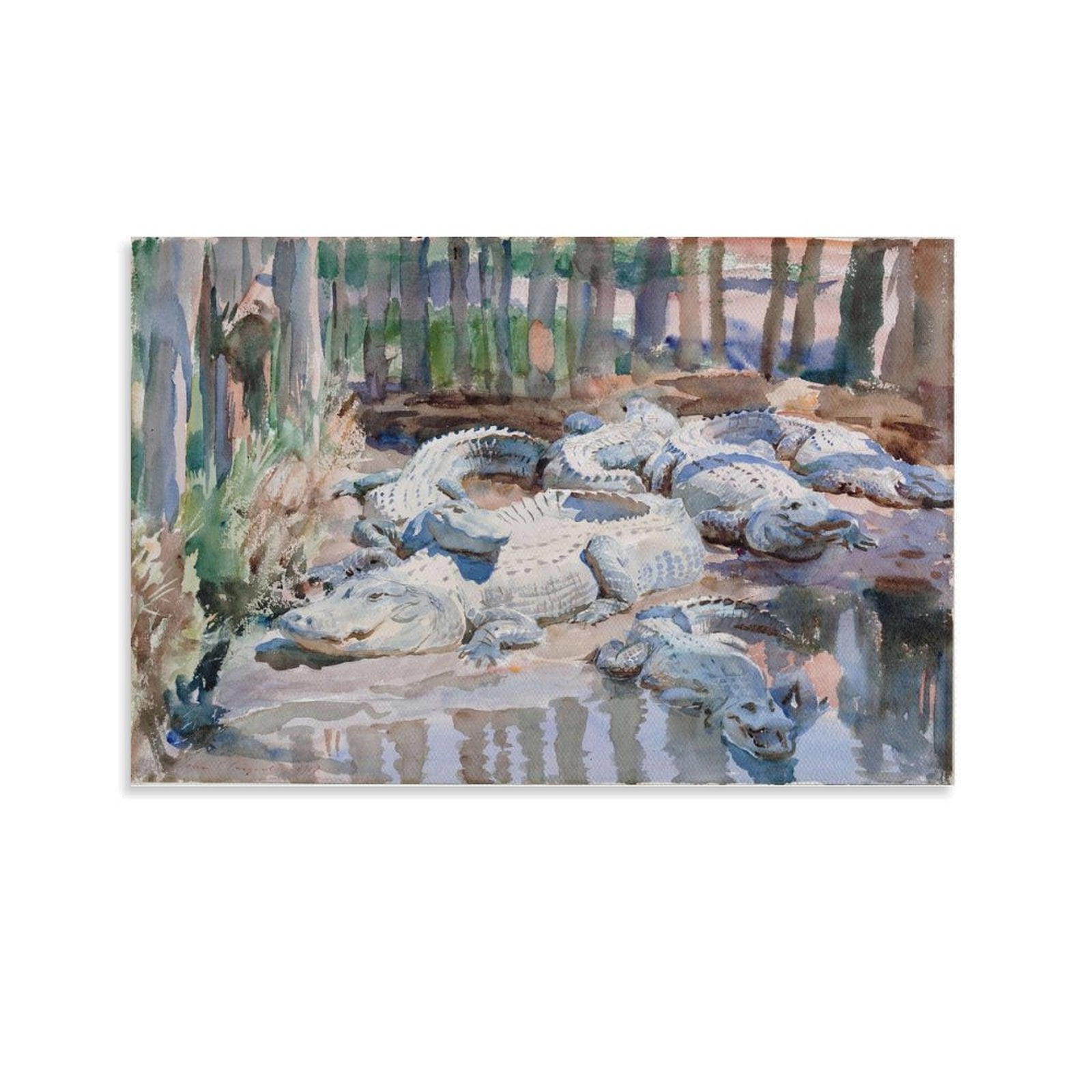 John Singer Sargent Art Poster Muddy Alligators Poster Poster Cool ...