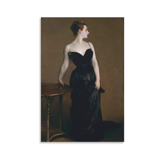 John Singer Sargent Madame X Cool Artworks Painting Wall-Art Canvas ...