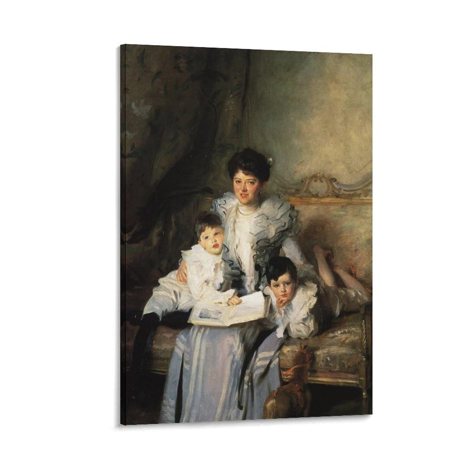 John Singer Sargent Mrs Knowles And Her Canvas Wall-Art Picture Prints ...