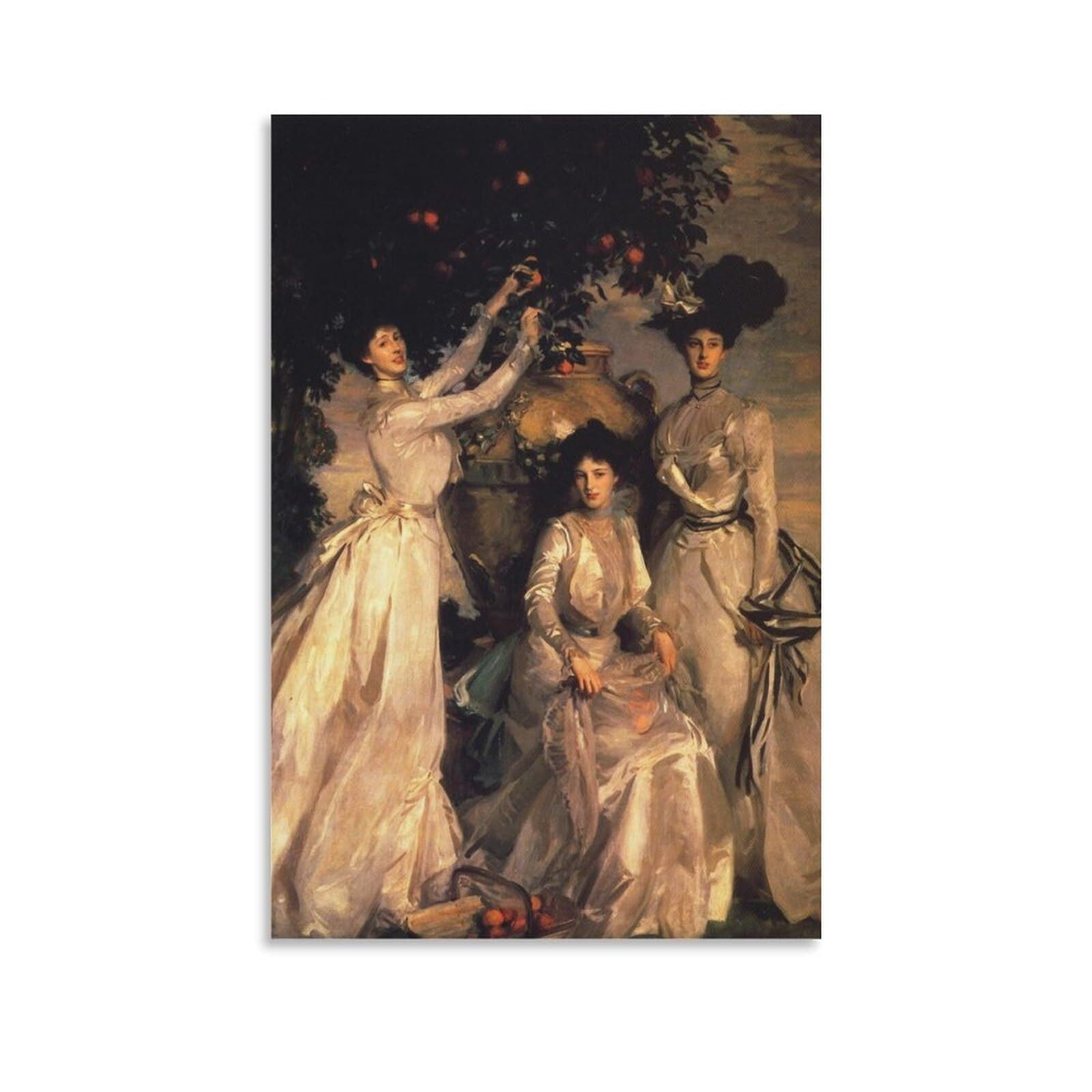 John Singer Sargent The Acheson Sisters (1902) Canvas Painting Wall-Art ...