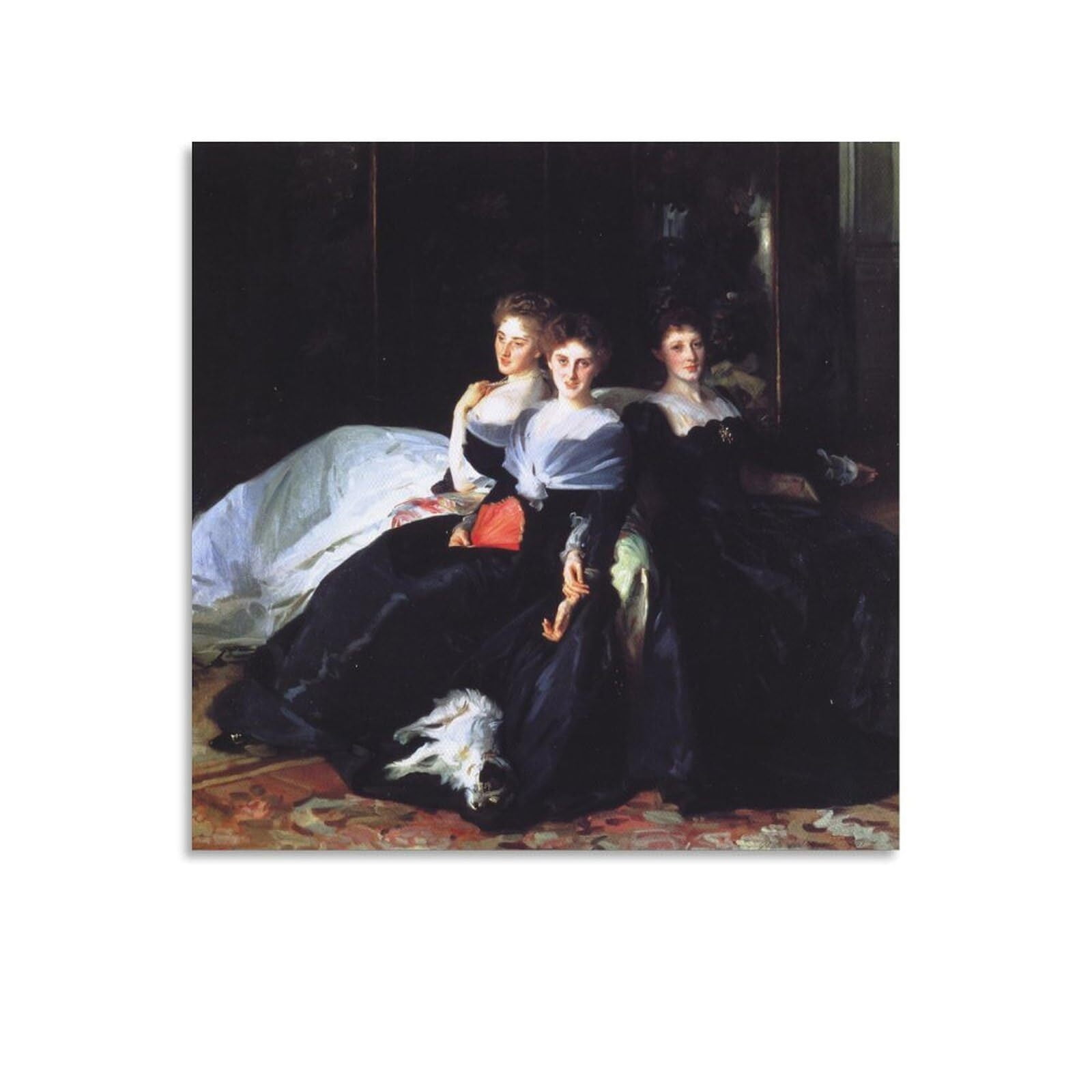 John Singer Sargent The Misses Hunter (Picture Print Canvas Wall Paint ...