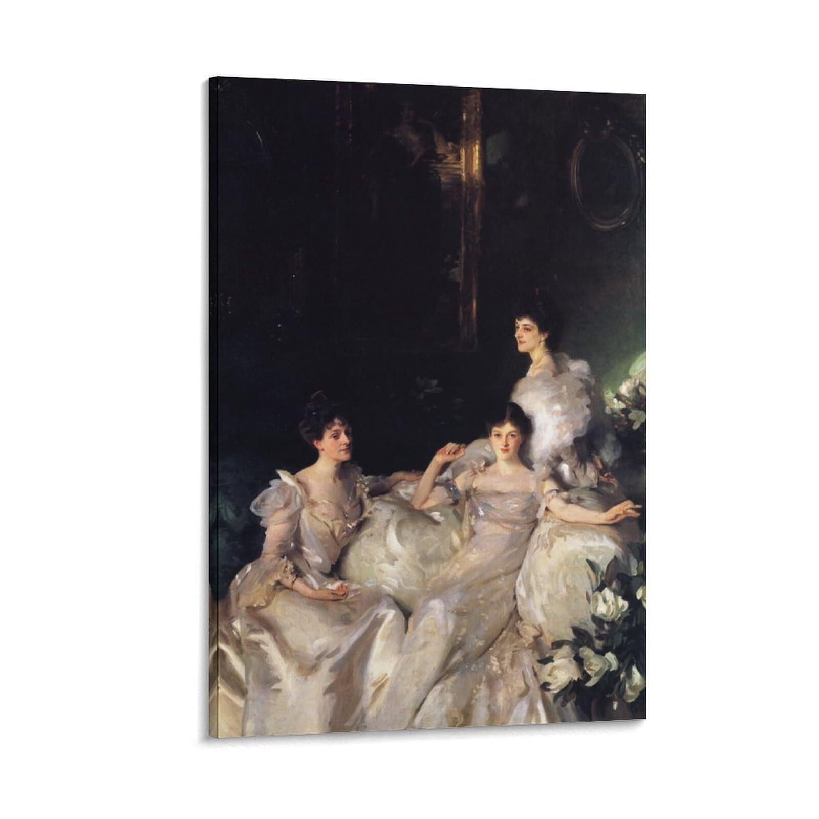 John Singer Sargent The Wyndham Sisters Painting On Canvas Wall-Art ...