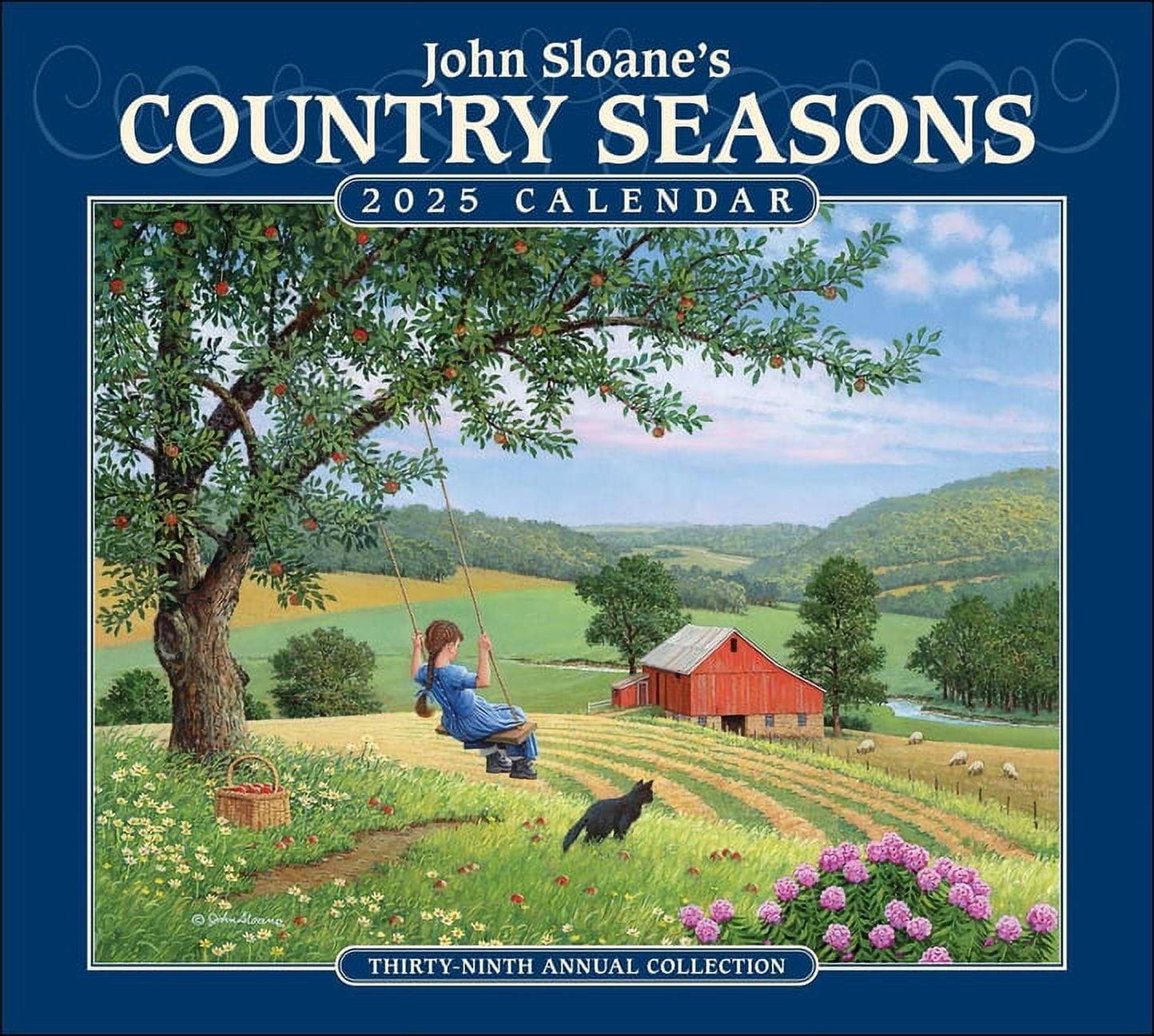John Sloane's Country Seasons 2025 Deluxe Wall Calendar, (Paperback ...
