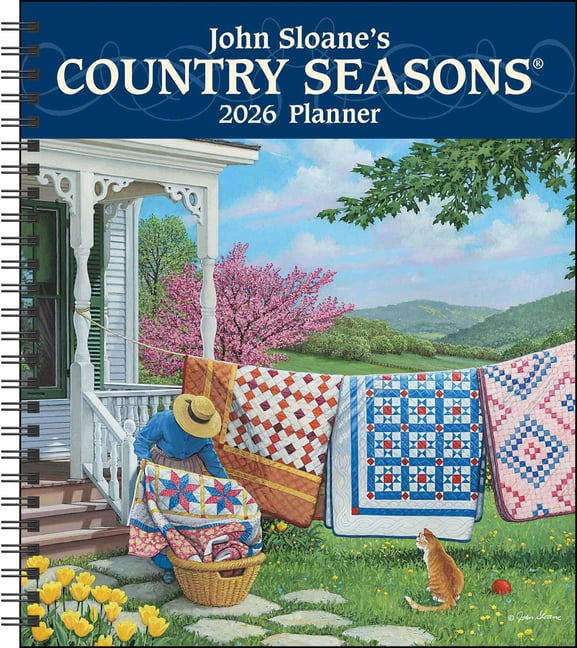 John Sloane's Country Seasons(r) 12-Month 2026 Monthly/Weekly Planner ...