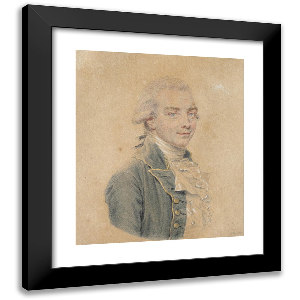 John Smart 20x23 Black Modern Framed Museum Art Print Titled - Portrait ...
