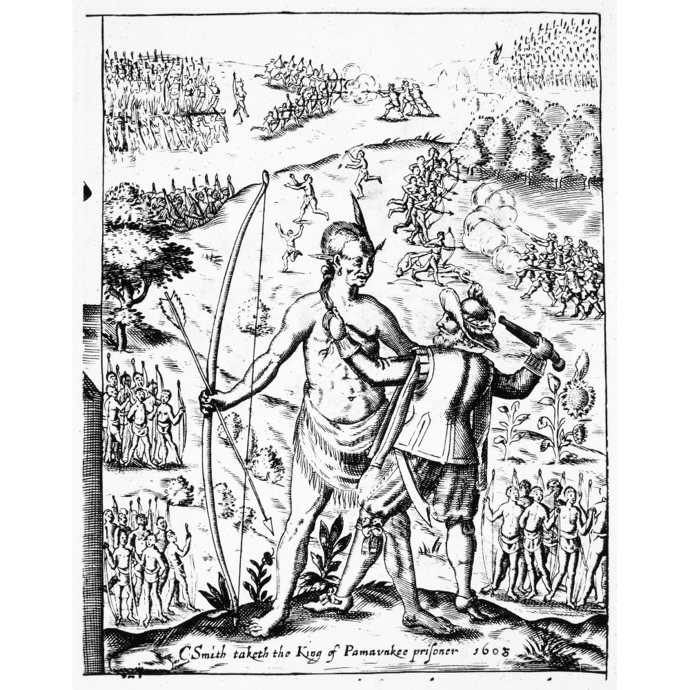 John Smith. Nenglish Soldier And Adventurer. One Of Smith'S Adventures ...