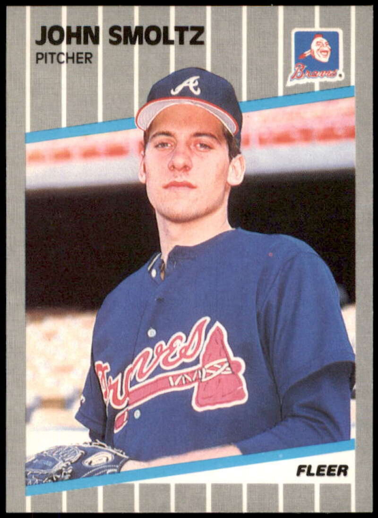 John Smoltz Rookie Card 1989 Fleer #602 - Walmart.com