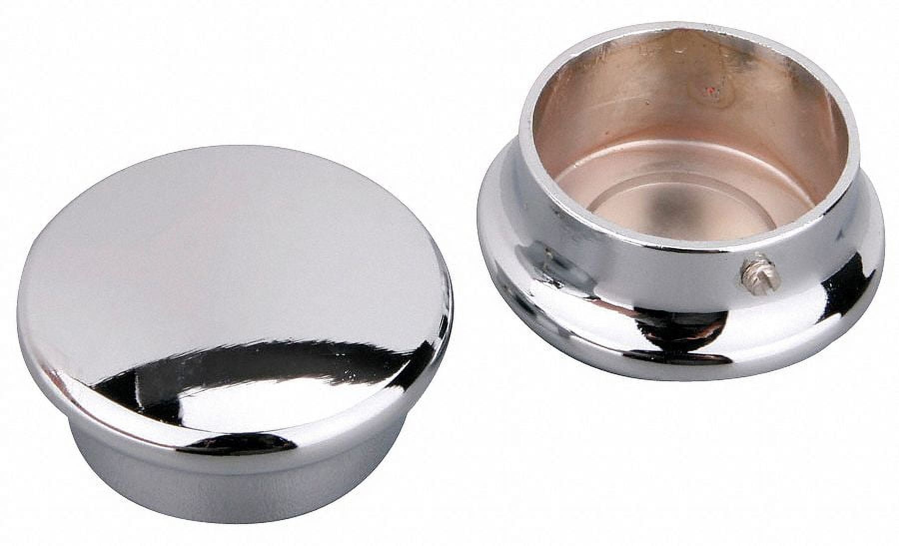 KNAPE & VOGT MFG CO Pole End Caps, Chrome, Pr. CD-0017-CH - Walmart.com