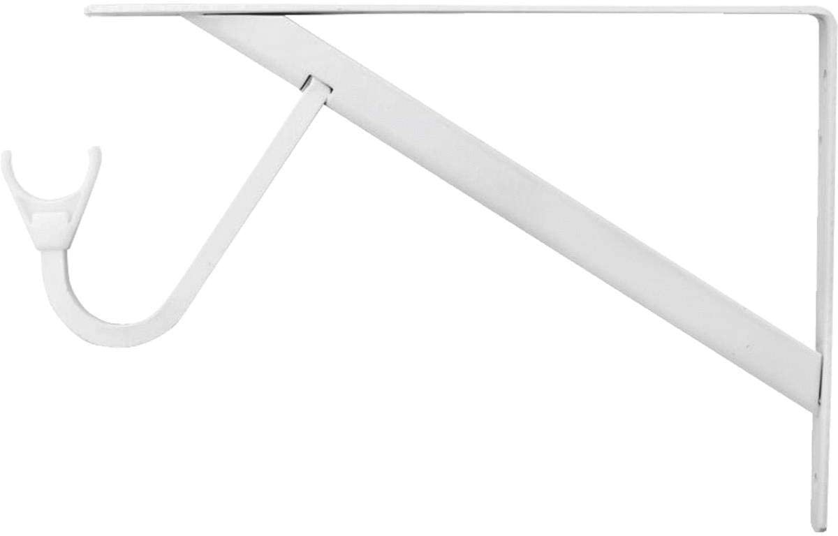 John Sterling Slide Through Bracket 3" 14" 500 Lb White 0.15" 0.2 ...