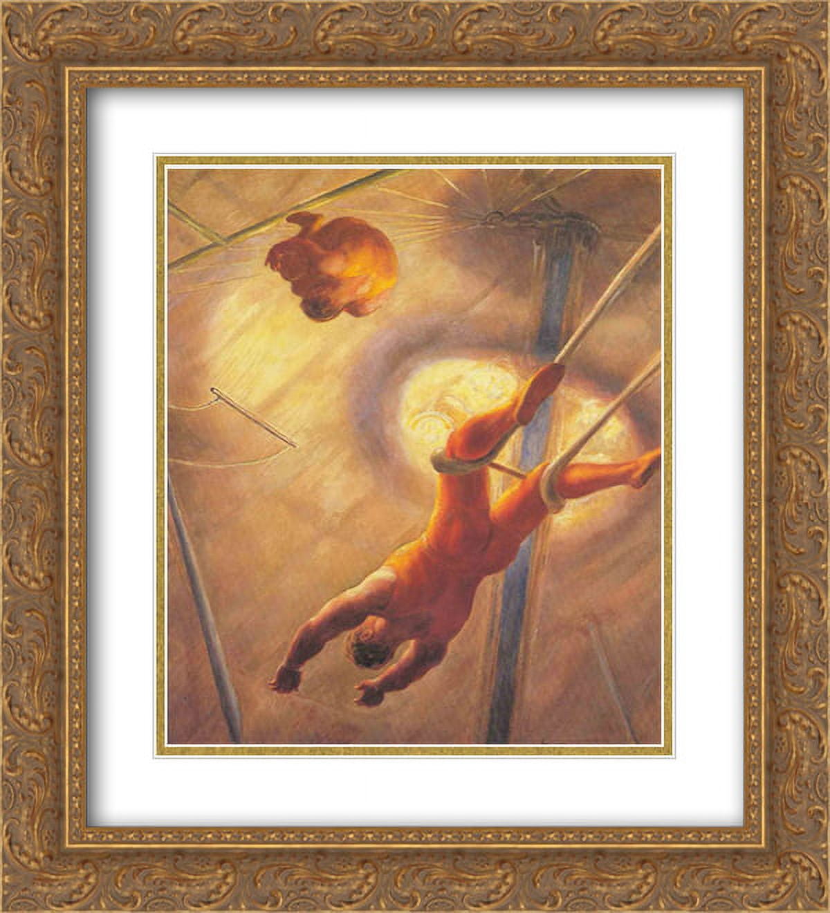 John Steuart Curry 2x Matted 20x24 Gold Ornate Framed Art Print 'The ...