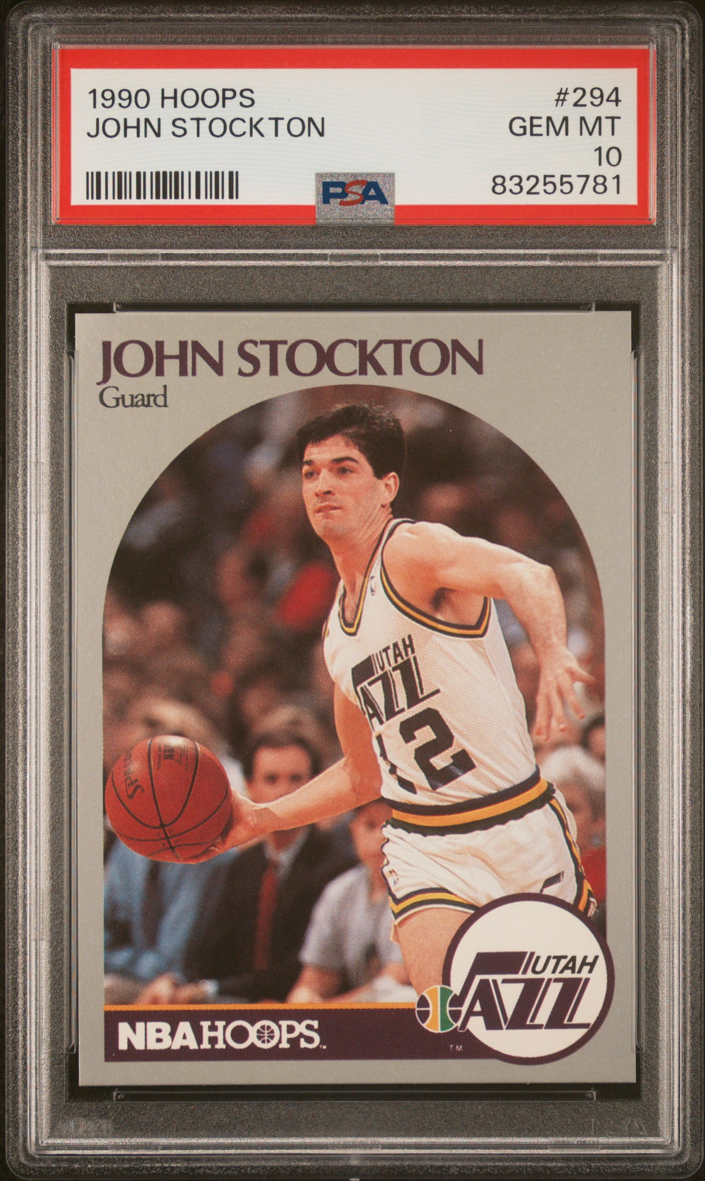 John Stockton 1990 Hoops Basketball Card #294 Graded PSA 10 - Walmart.com