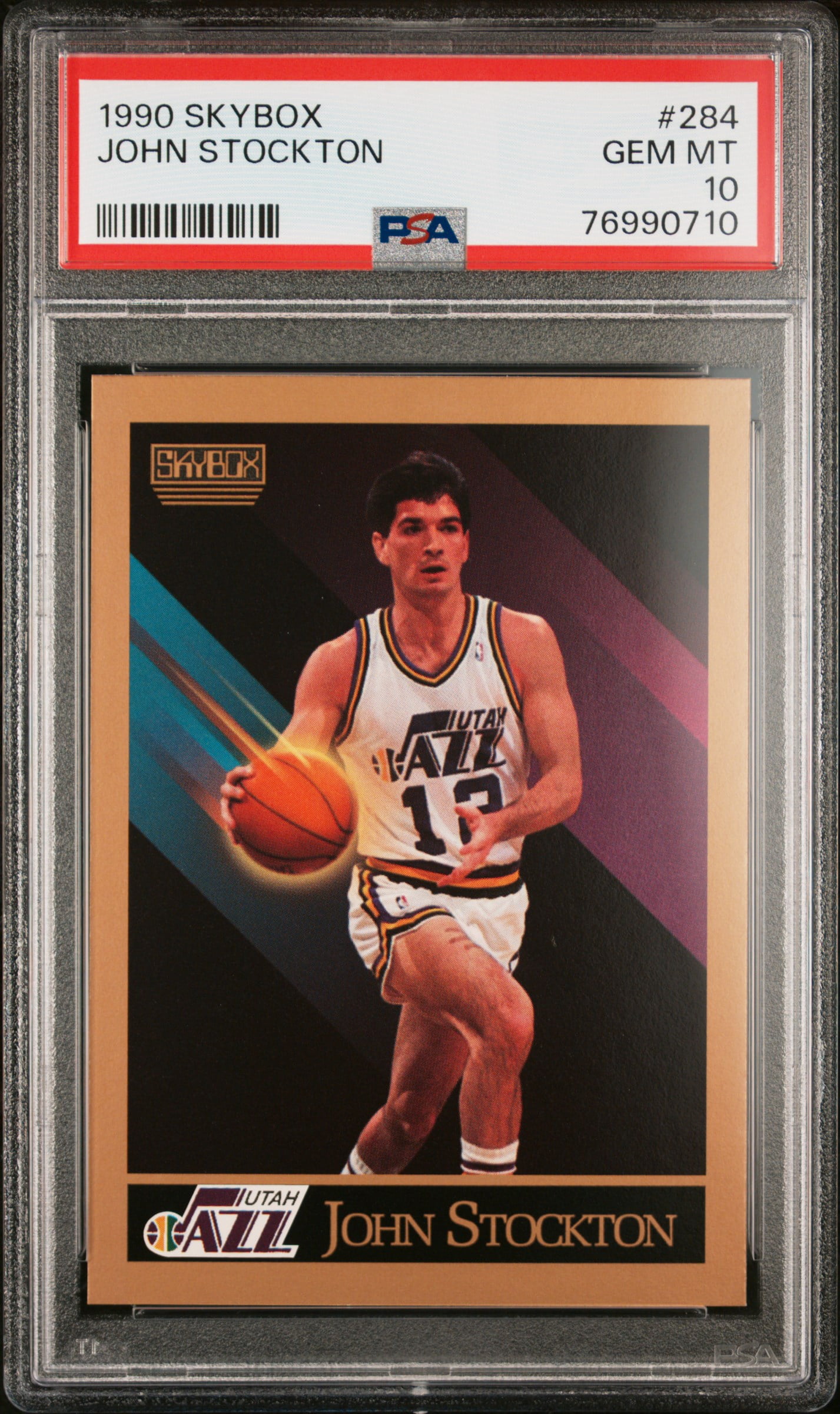 John Stockton 1990 Skybox Basketball Card #284 Graded PSA 10 - Walmart.com