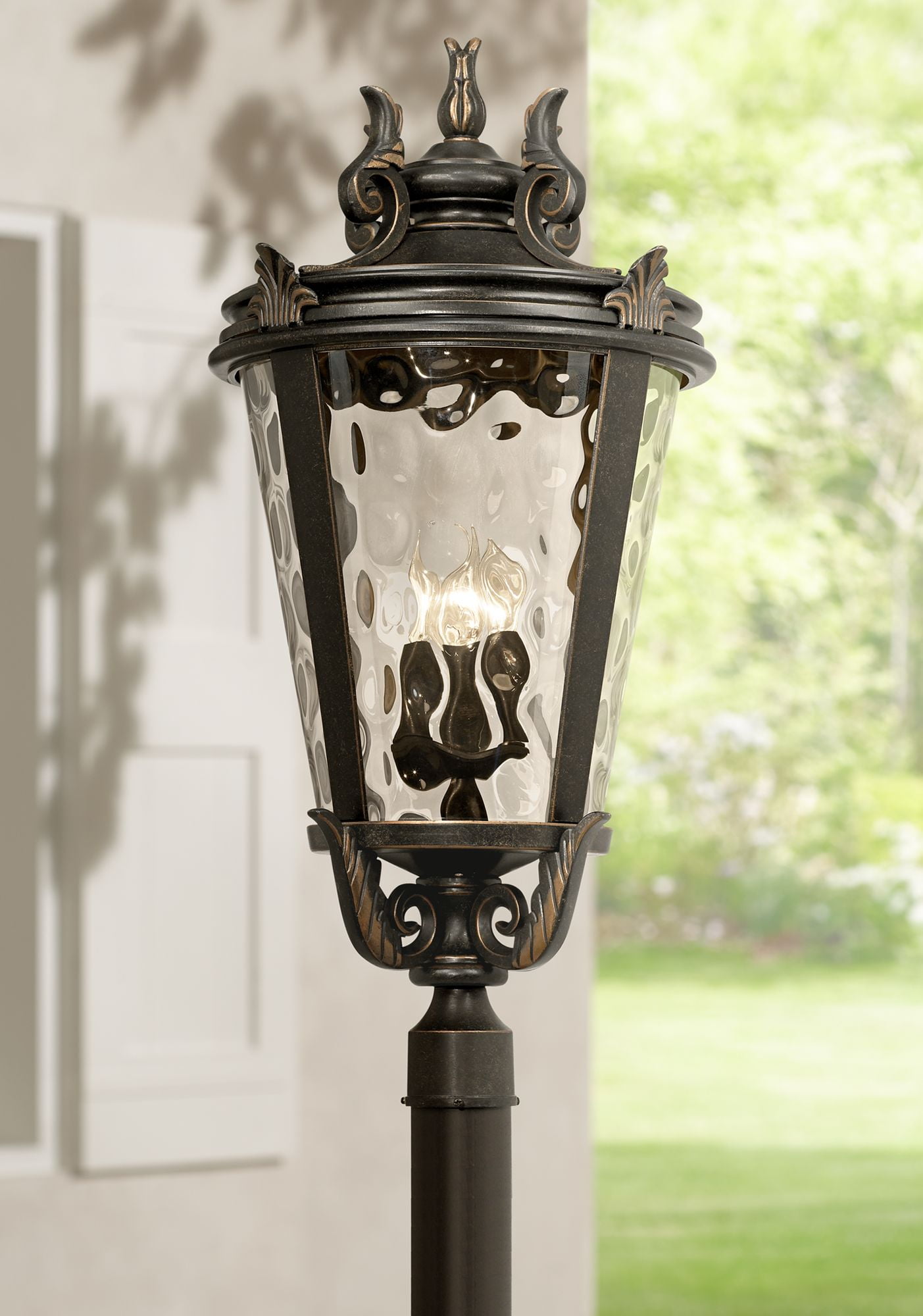 John Timberland Casa Marseille Vintage Rustic Outdoor Post Light ...